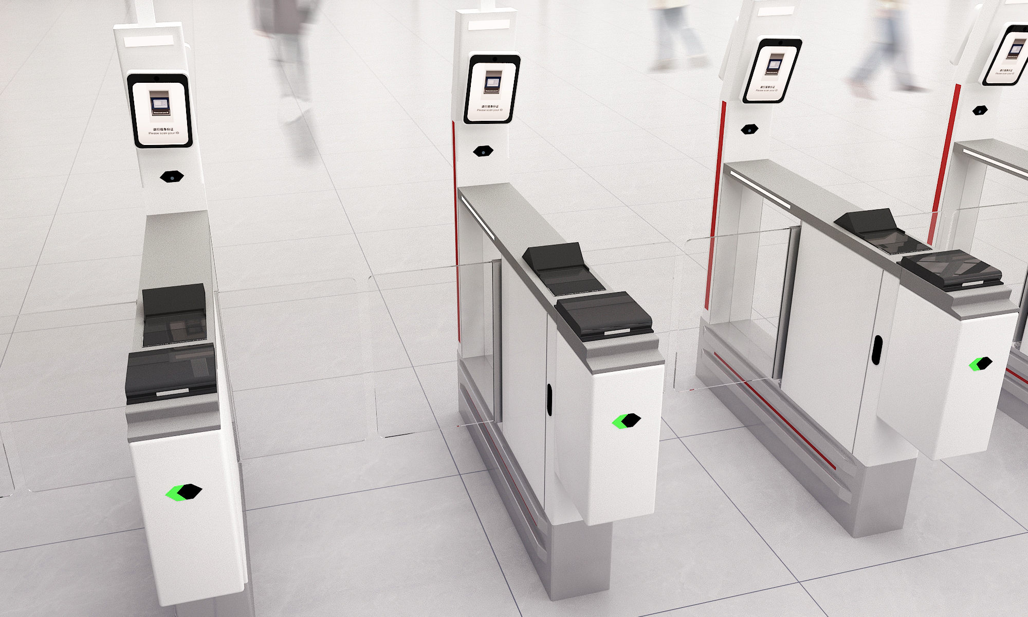 CAMBAUM / 楼前安全查验闸机系统